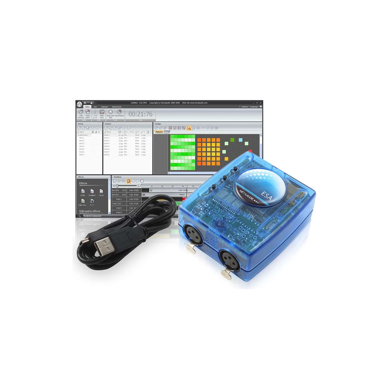 Sunlite Slesa UE7 DMX Software