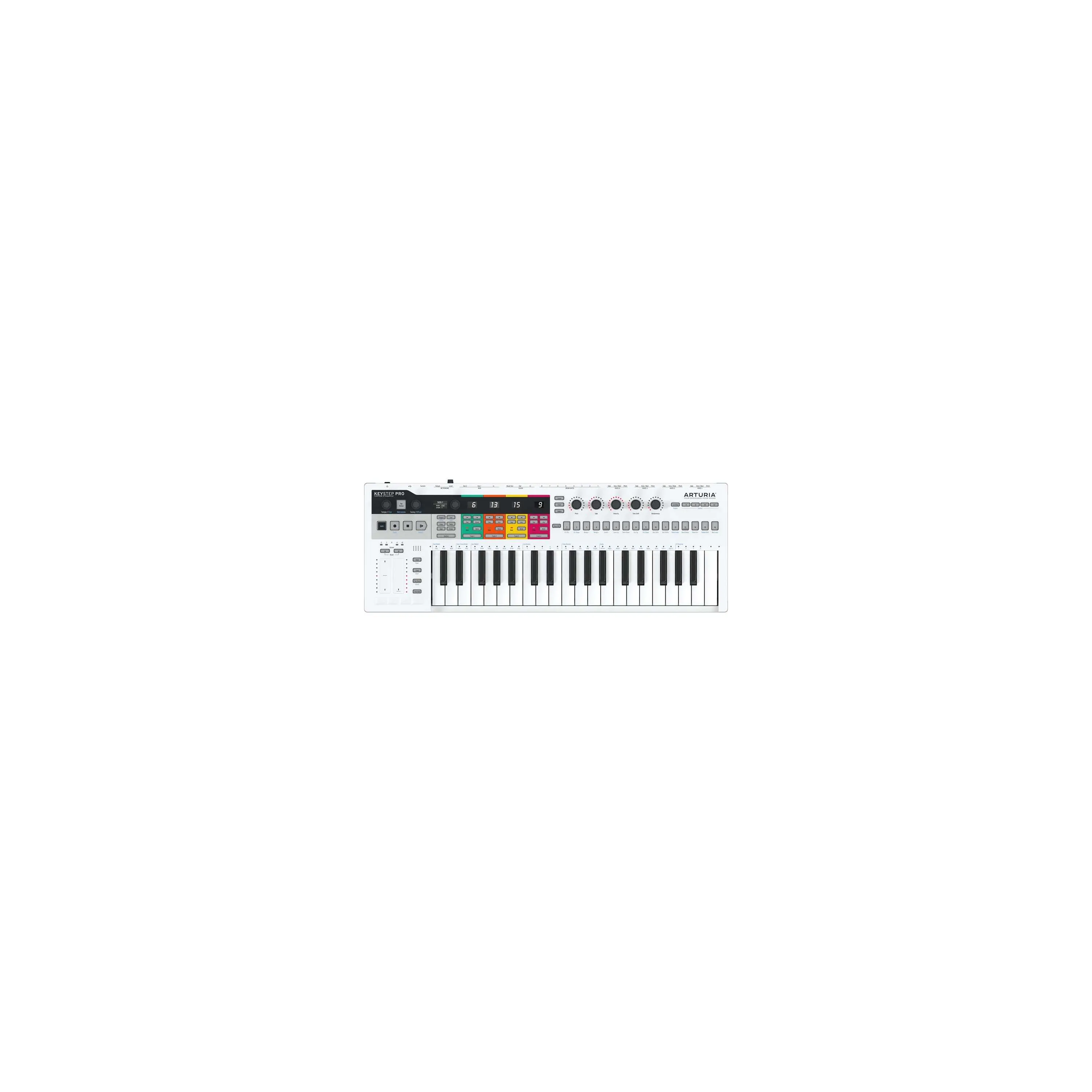 Arturia Keystep Pro Midi Keyboard Λευκό