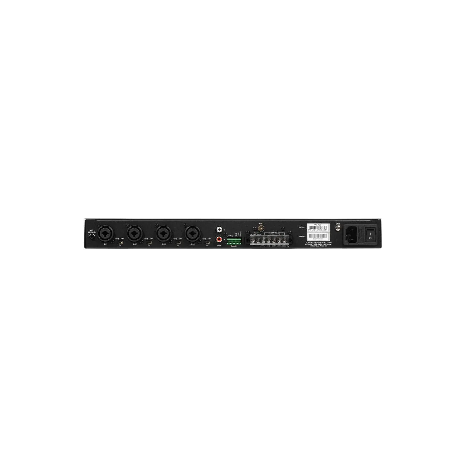 Show PAX-120: Mixer amplifier 120W