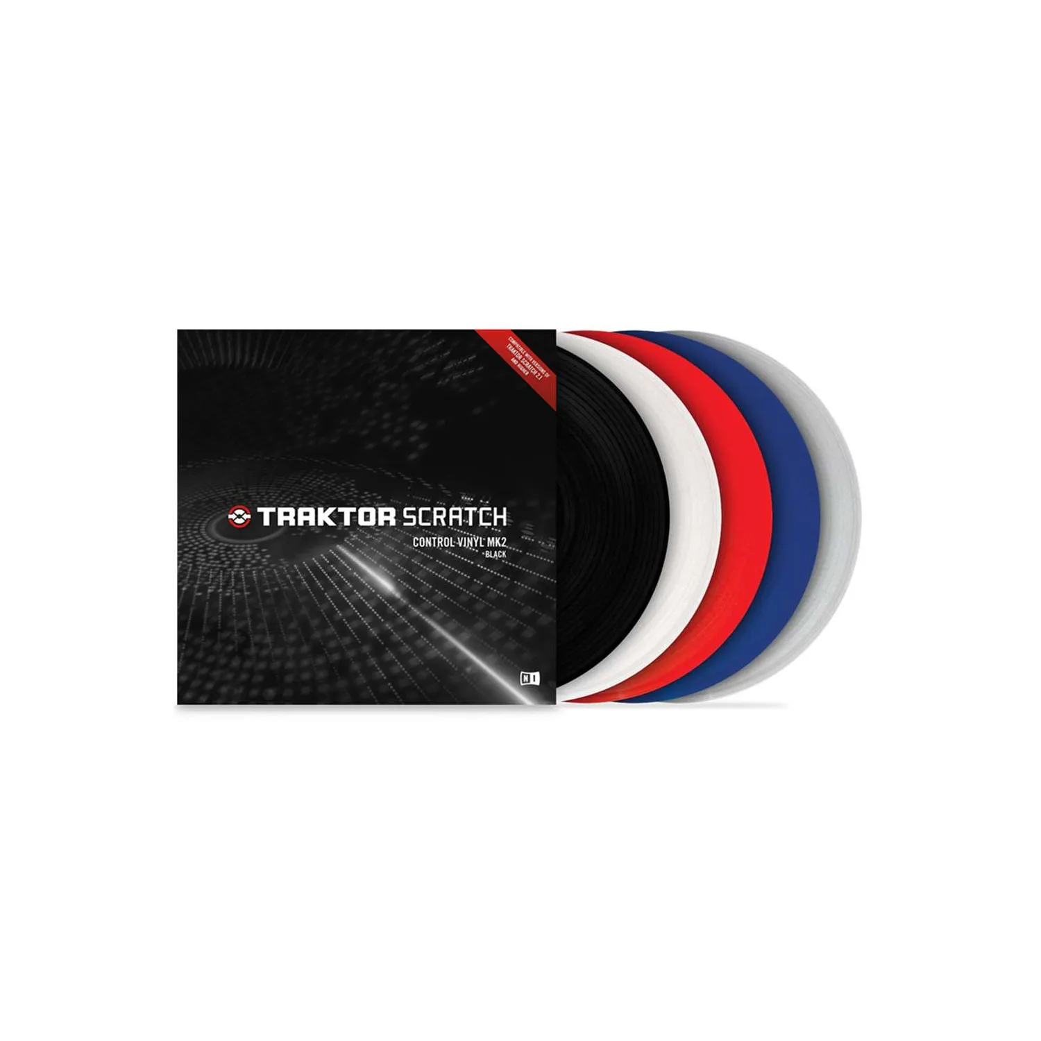 Traktor Scratch Control Vinyl MK2 BLUE