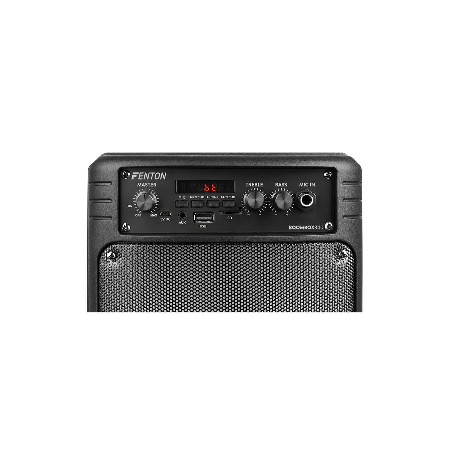 Fenton Boombox340 Party Speaker Karaoke