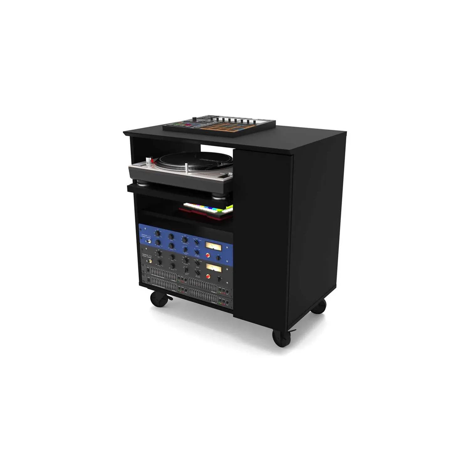 Glorious Modular Side Rack Μαύρο