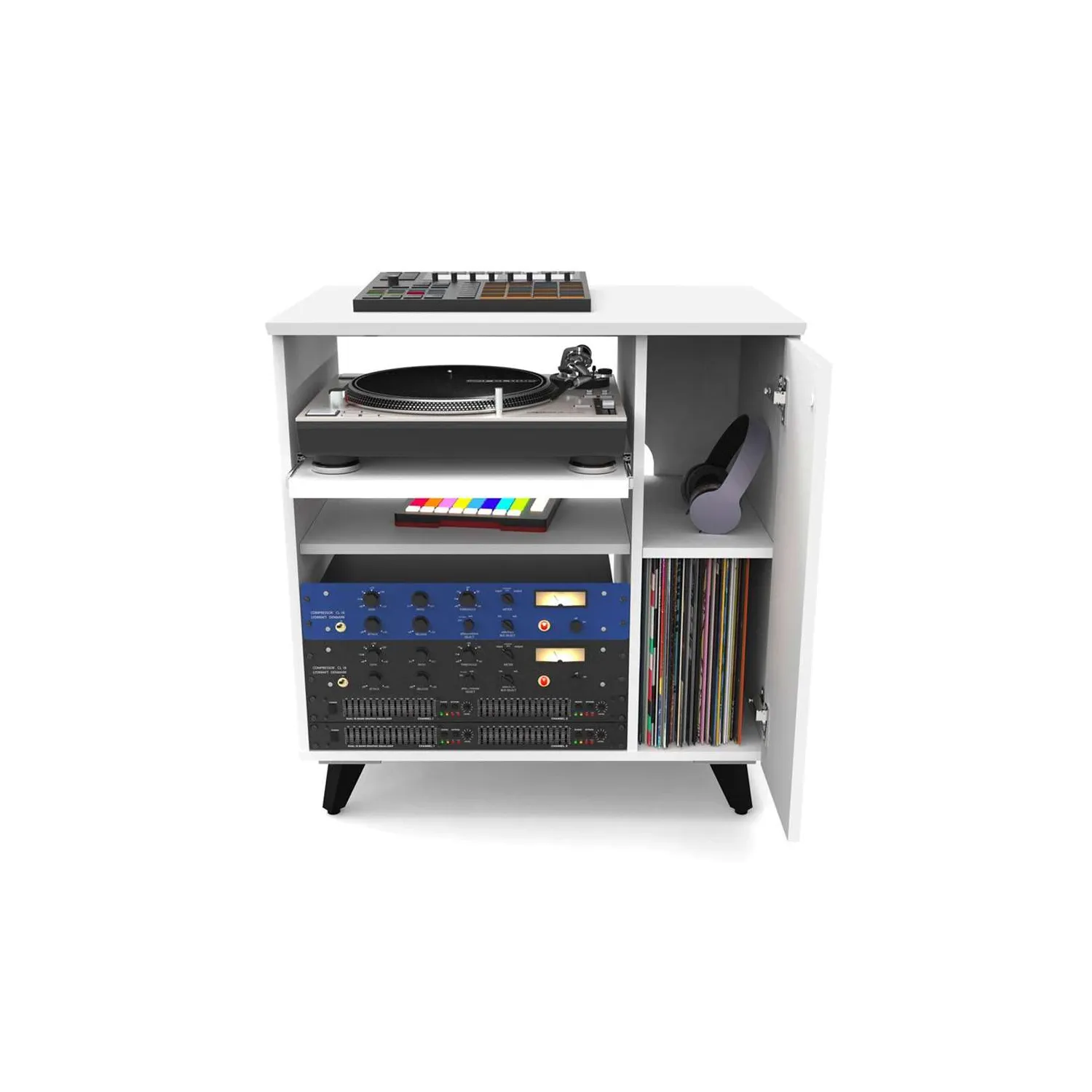 Glorious Modular Side Rack Λευκό