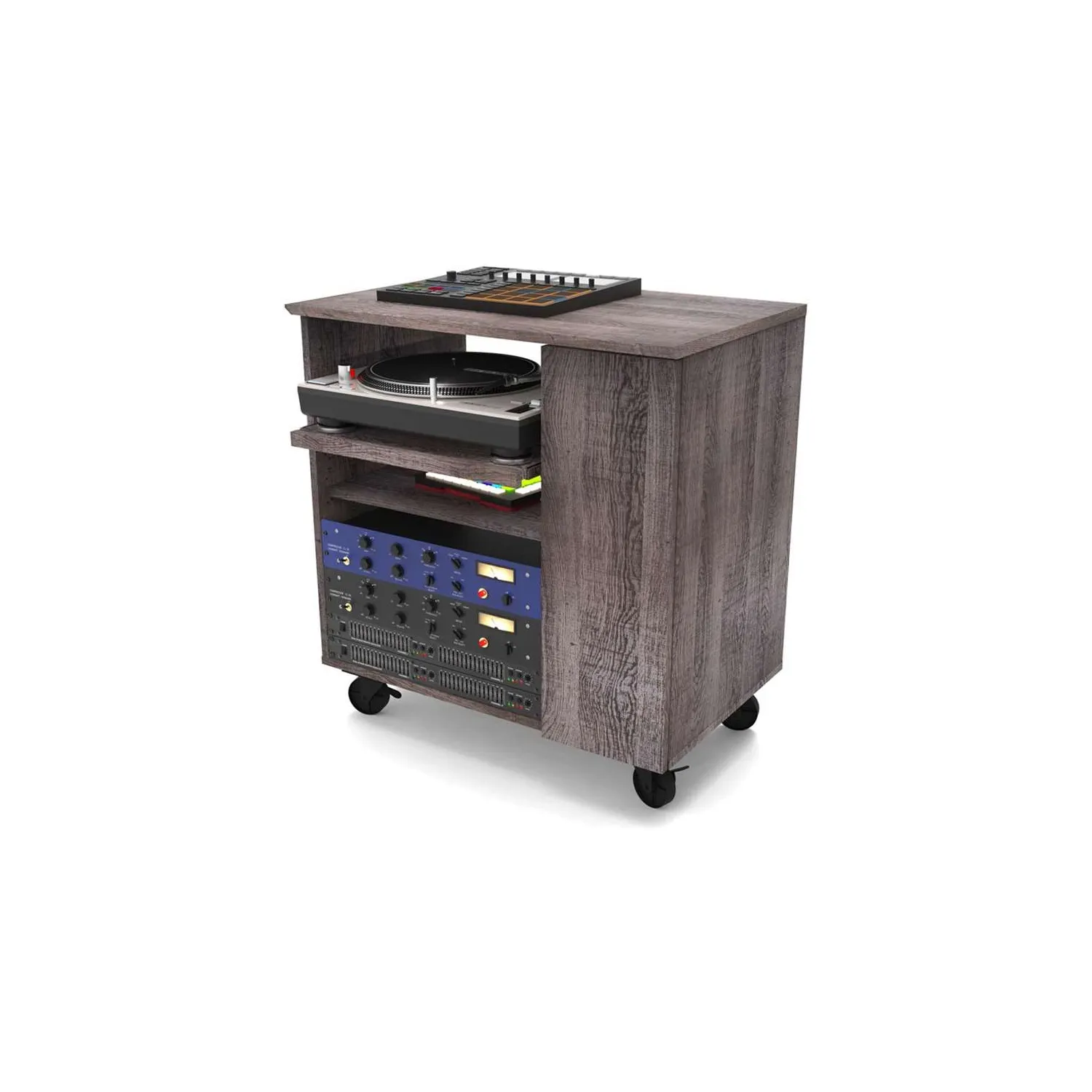 Glorious Modular Side Rack Καρυδιά