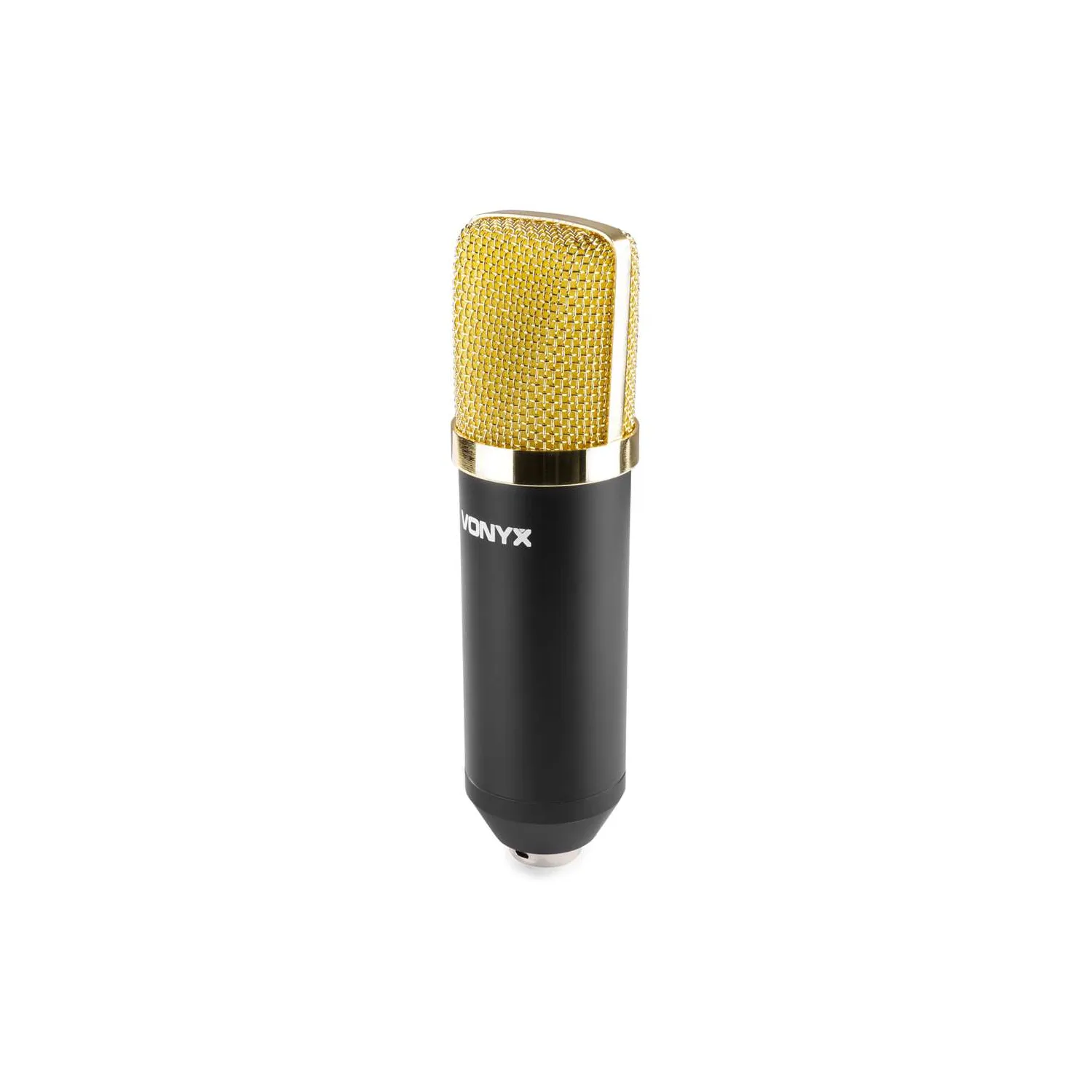 Vonyx CMS400B Studio Condenser Microphone with Stand and Pop Filter