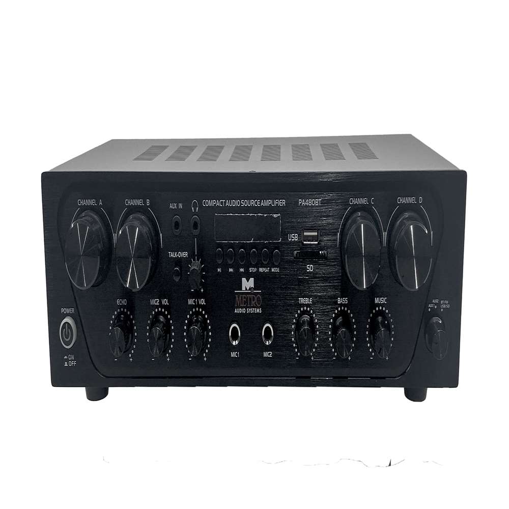 Metro Audio Syatems Power Amplifier PA-480BT With Bluetooth