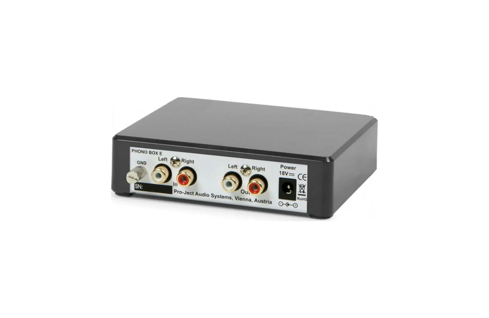 ProJect Audio Box E only MM Preamplifier Phono - Black