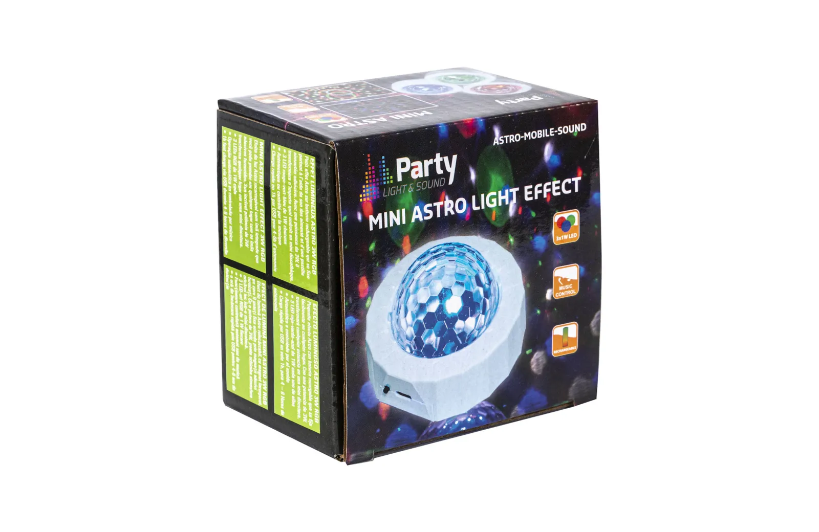 Party astro-mobile-sound Mini Astro Light Effect