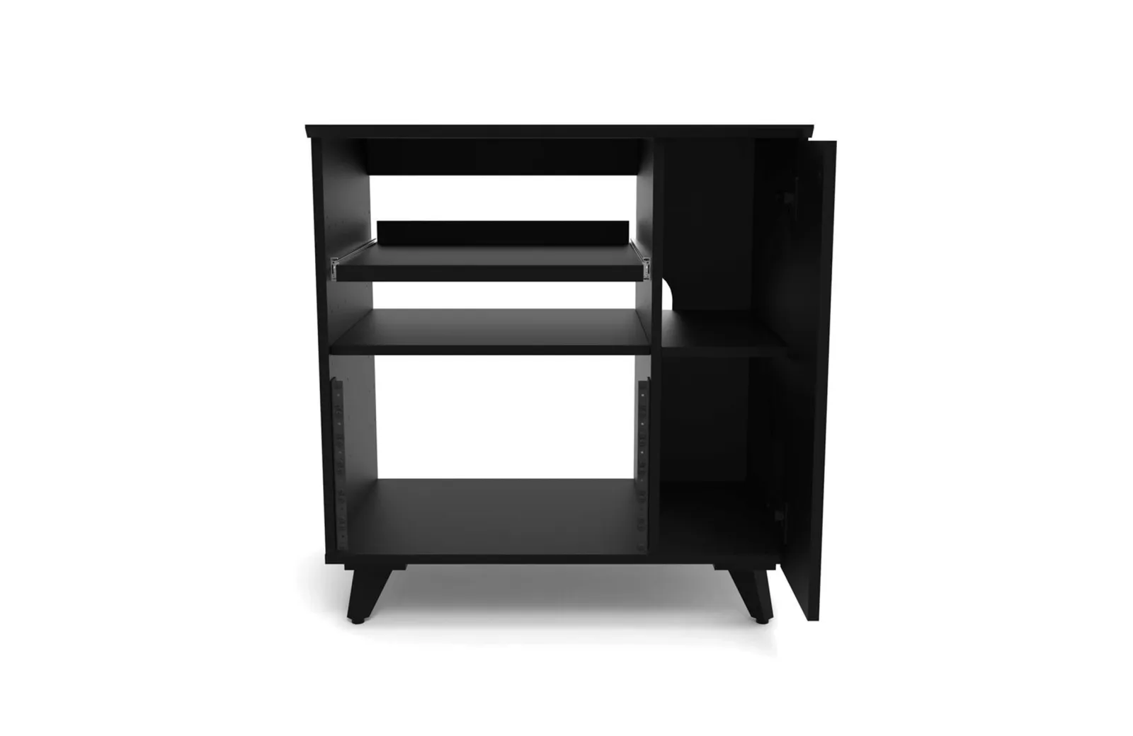 Glorious Modular Side Rack Μαύρο