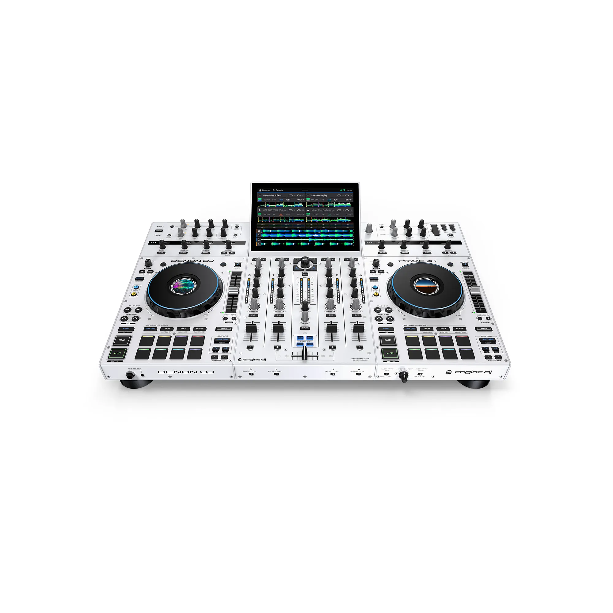 Denon Prime 4+W Dj Controller - White