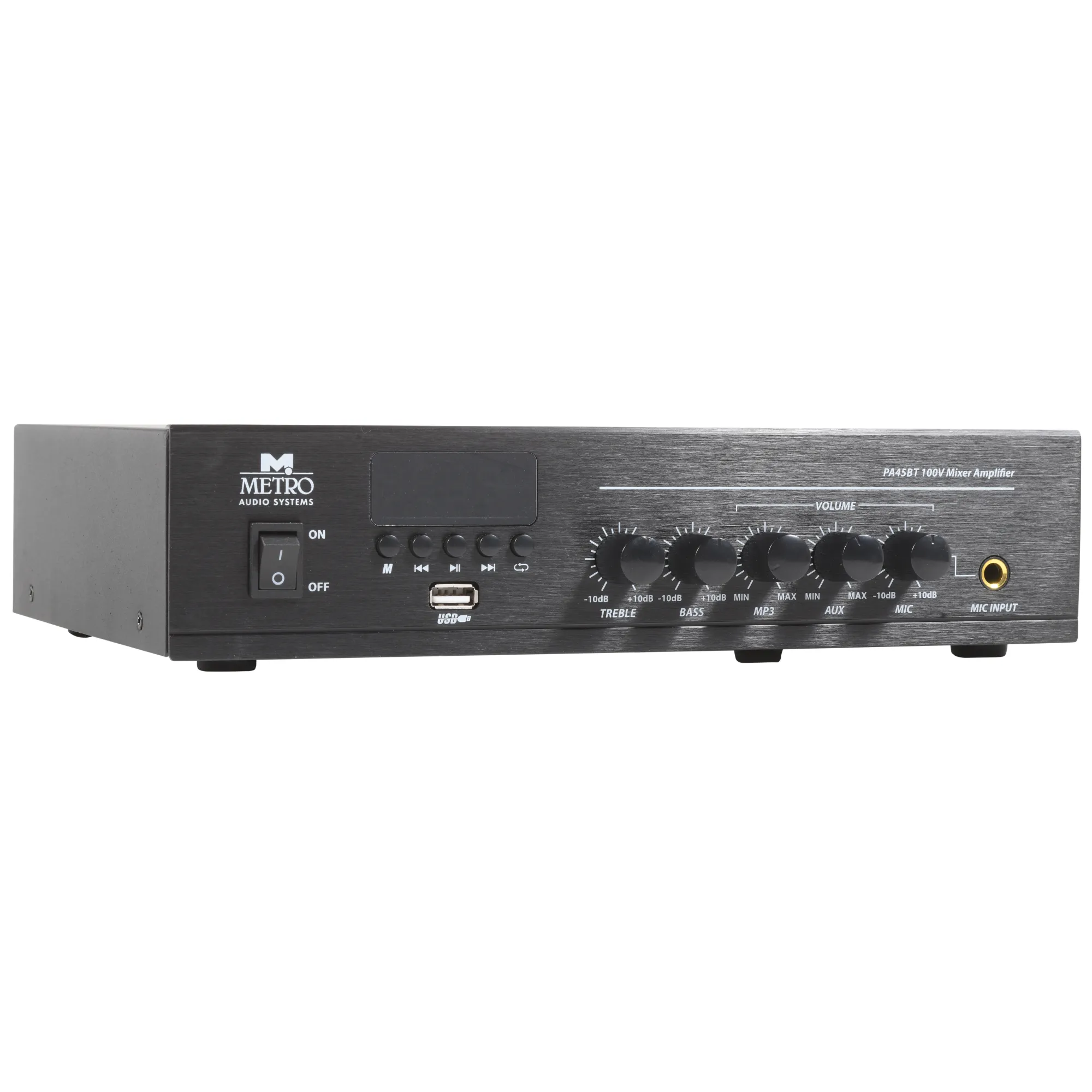 Metro Audio Systems Ενισχυτής PA-45BT Με Bluetooth