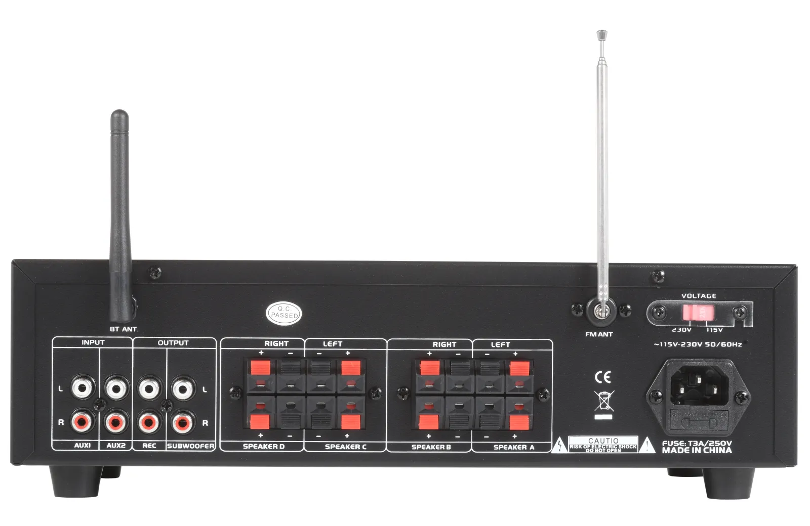 Metro Audio Systems Ενισχυτής PA-480BT Με Bluetooth