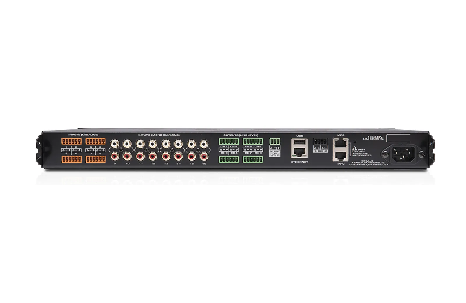 QSC MP-M80 Audio Matrix