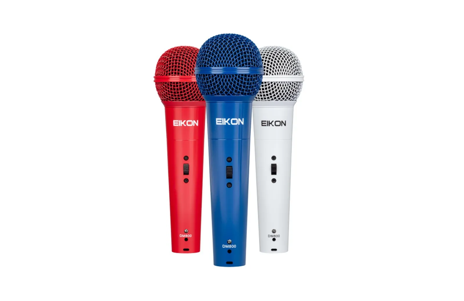 Eikon By Proel Dm-800-Color-Kit Set Of 3 Dynamic Microphones