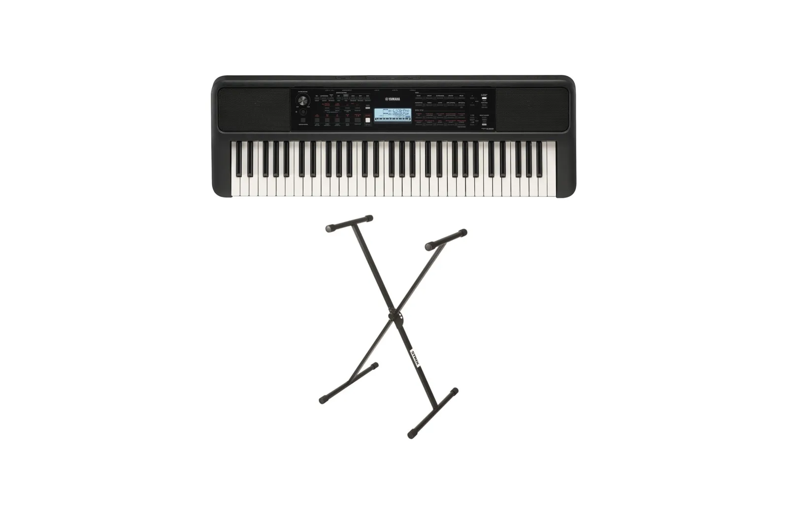 Yamaha Psr-E383 Harmonium/Keyboard With Stand Standard Bundle Ii