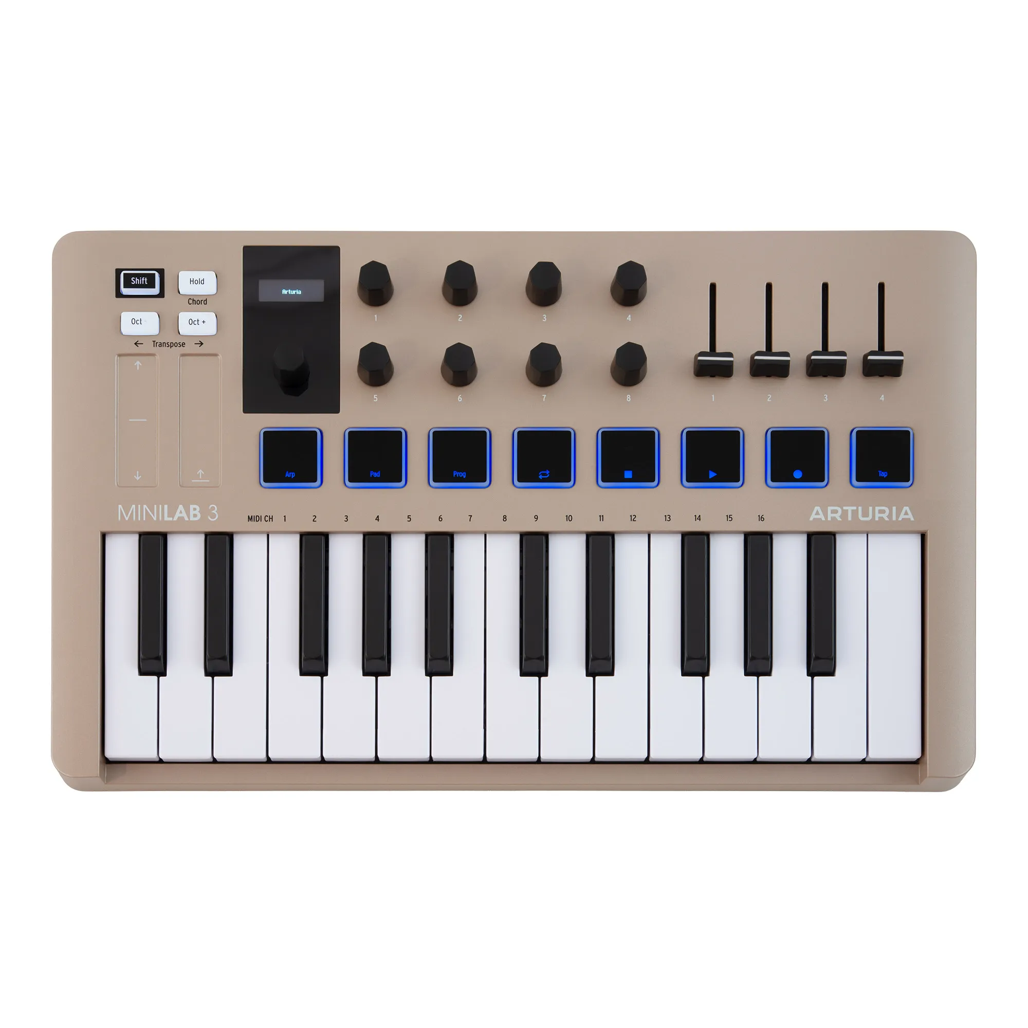 Arturia Minilab 3 Champagne Midi Keyboard
